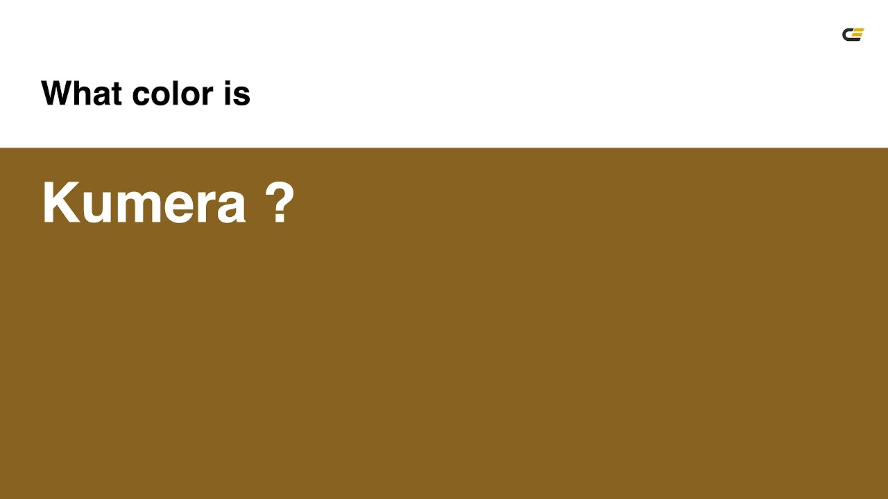 Kumera color #886221 hex color - Yellow color - Cool color 886221 - YouTube