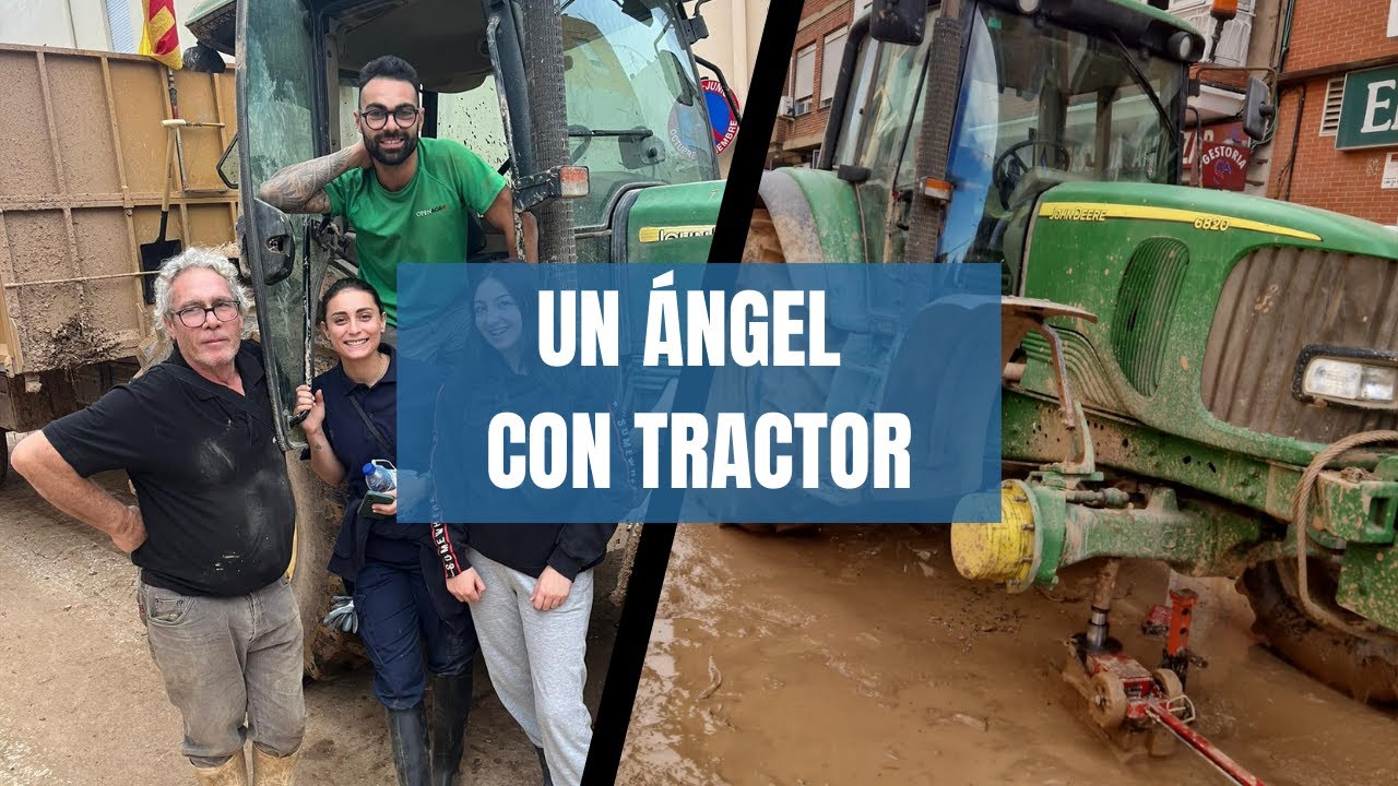 Un vecino ejemplar: ayudemos a Javi, un ángel con tractor! - YouTube