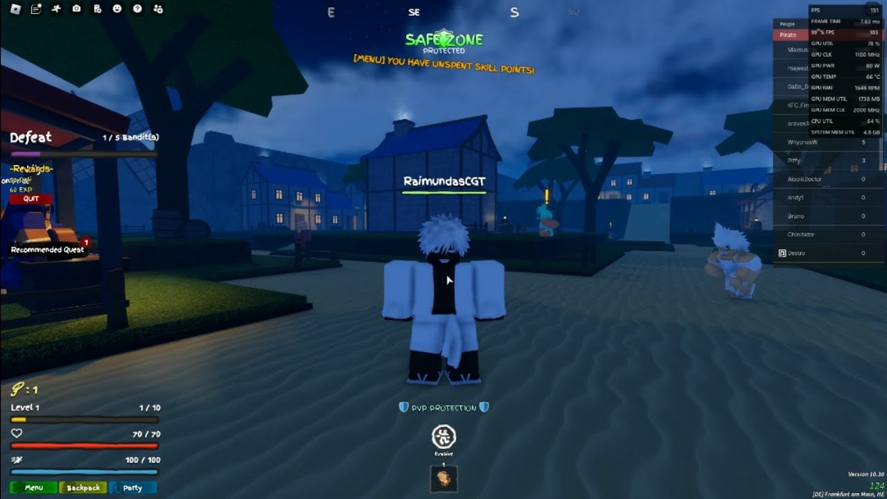 I5 4590 RX580 8GB Roblox Grand Piece Online Maximum Settings - YouTube