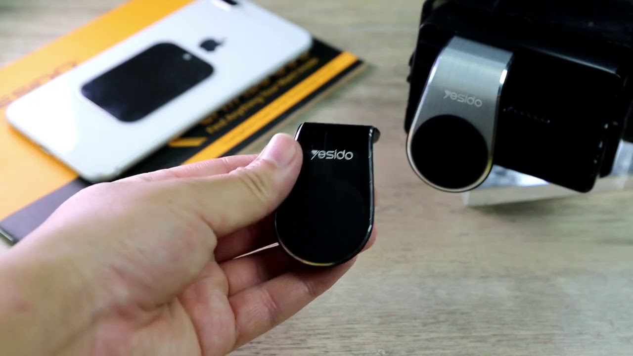 Yesido C64 Araç İçi Telefon Tutucu Manyetik ve Klipsli - YouTube