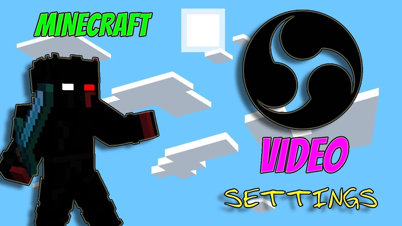 BEST (OBS) MINECRAFT SETTING TO RECORD!!! - YouTube