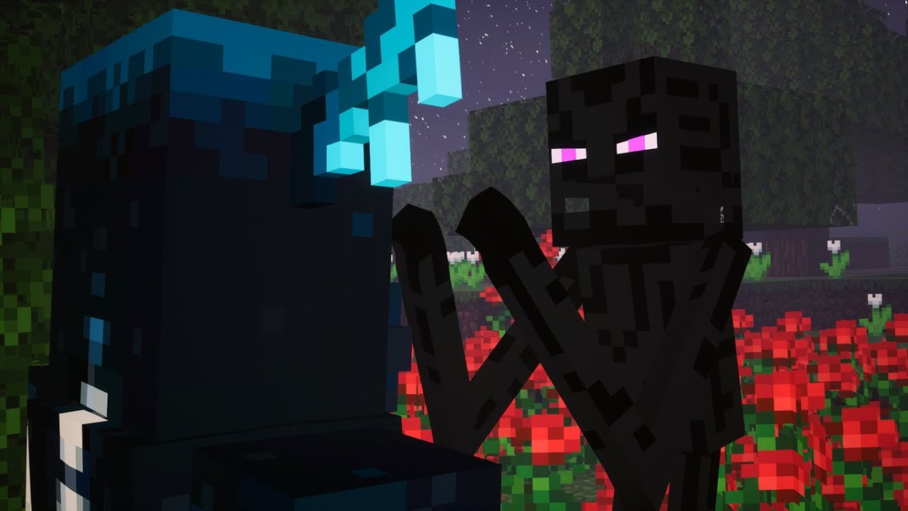 Warden vs Enderman (normal) - Minecraft Animation - YouTube