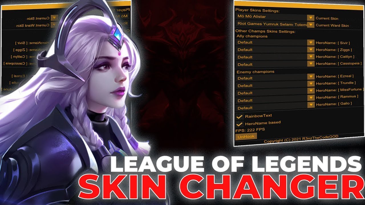 LOL Skin Changer [FREE 2024] | LOL SKIN MOD Menu [NEW]] | LOL Skin ...