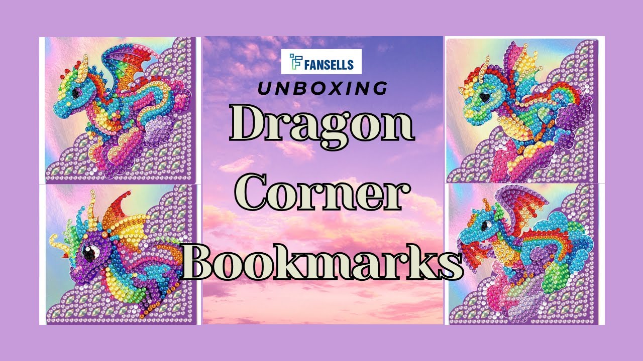 Unboxing Fansells - Dragon Corner Bookmarks - YouTube