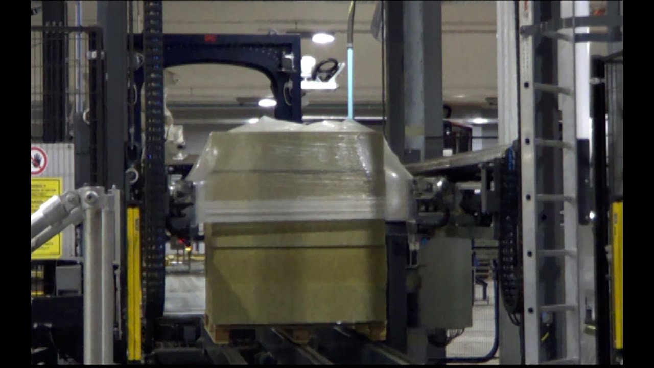 How to protect insulation material with Lachenmeier stretch hood - YouTube