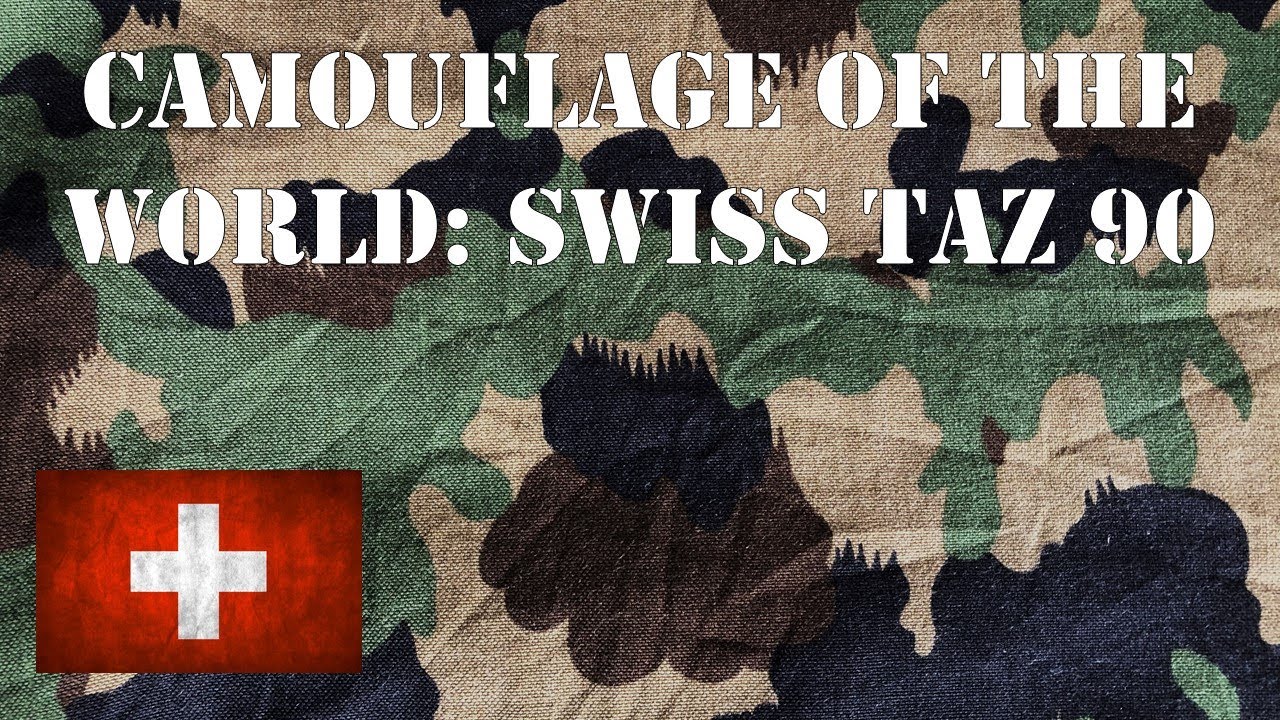 Camouflage of the World: Swiss Taz 90 - YouTube