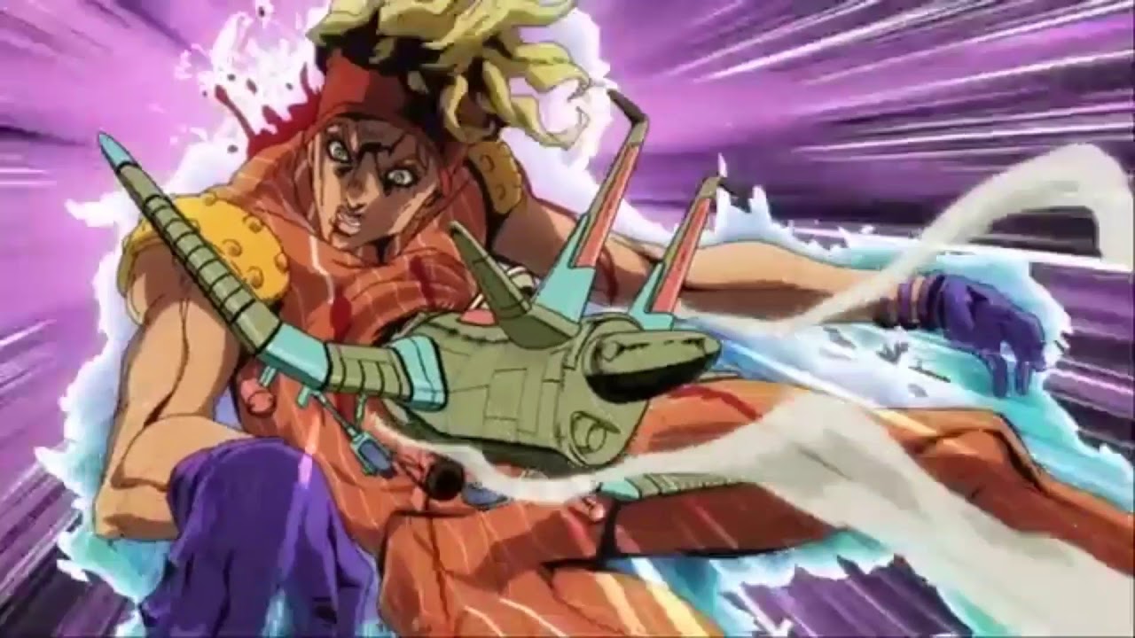 Narancia's Battle Cry + Squalo's death (anime) - YouTube