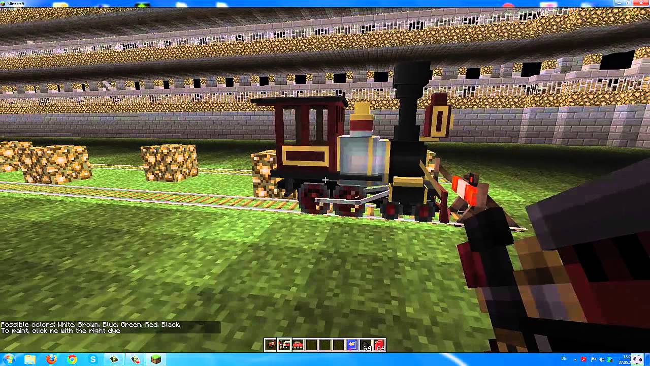 Minecraft Mod-Vorstellung [Traincraft] Fügt Züge hinzu ! [GERMAN] - YouTube