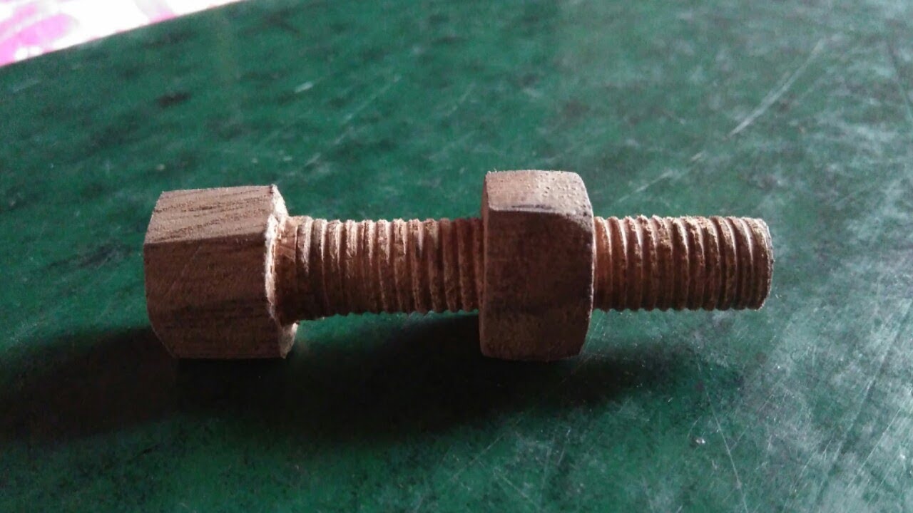 Amazing Wood Working Natt Bolt - YouTube