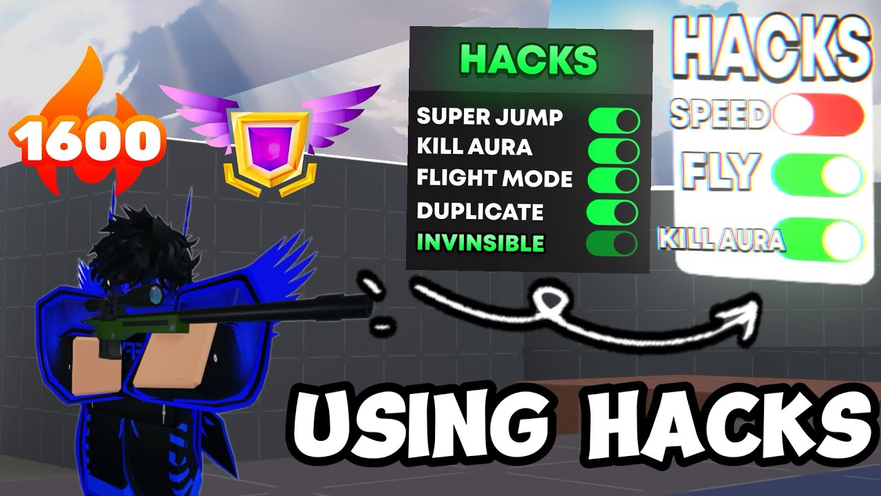 I used HACKS to WIN in Roblox Rivals! (Roblox Aimbot Arena) - YouTube