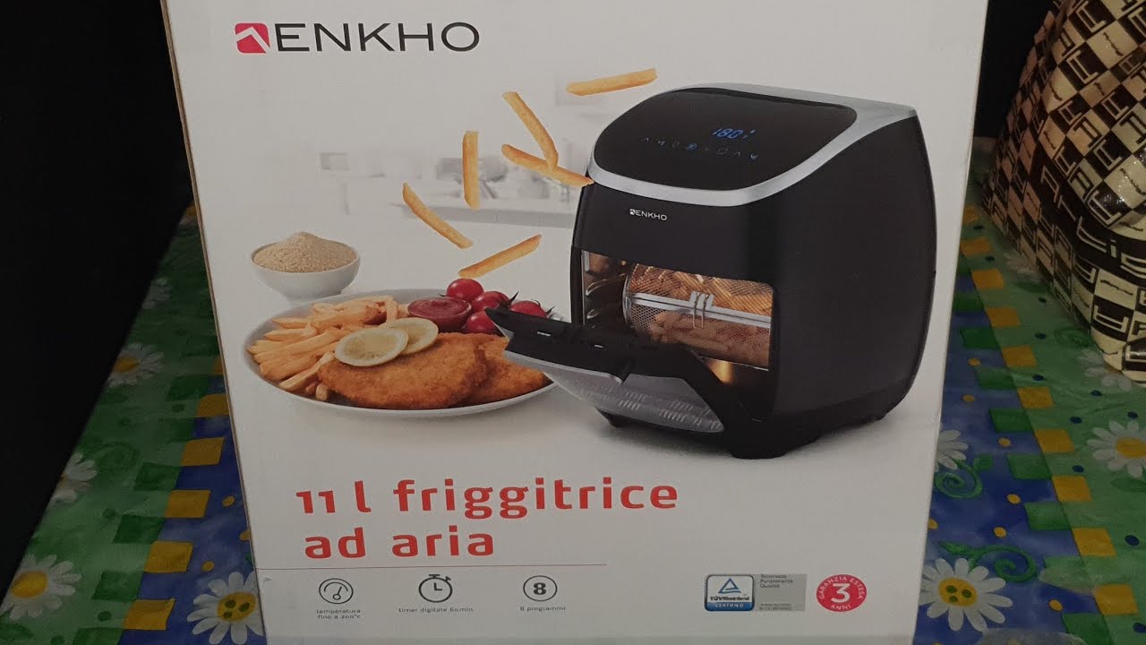 friggitrice ad aria enkho 11 litri - YouTube
