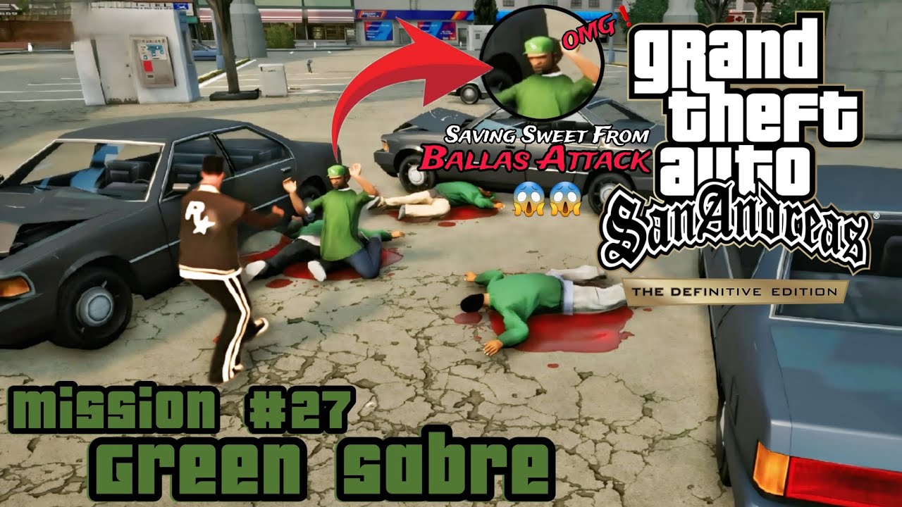 OMG! I Saved Sweet From Ballas Attack😱 Gta San Andreas Definitive ...