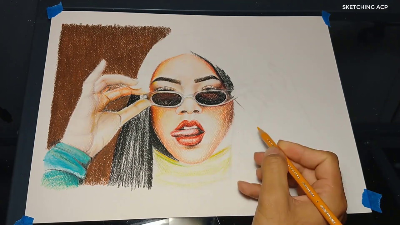 DIBUJANDO A KENIA OS - sketchingacp - YouTube