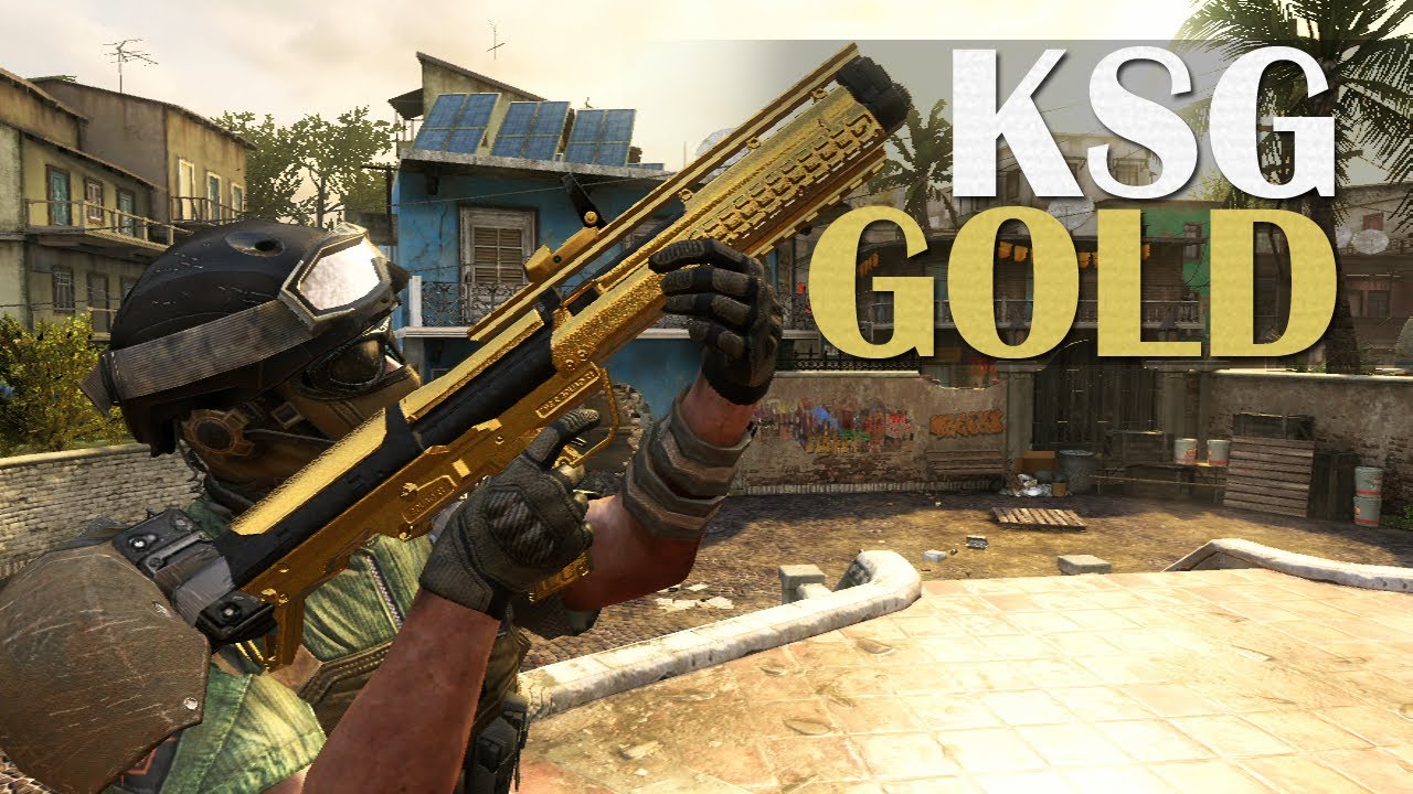 I Finally Got The KSG GOLD (Black Ops 2) - YouTube