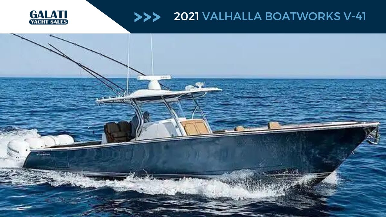 SOLD: 2021 Valhalla Boatworks V-41 "TAG TEAM" - YouTube