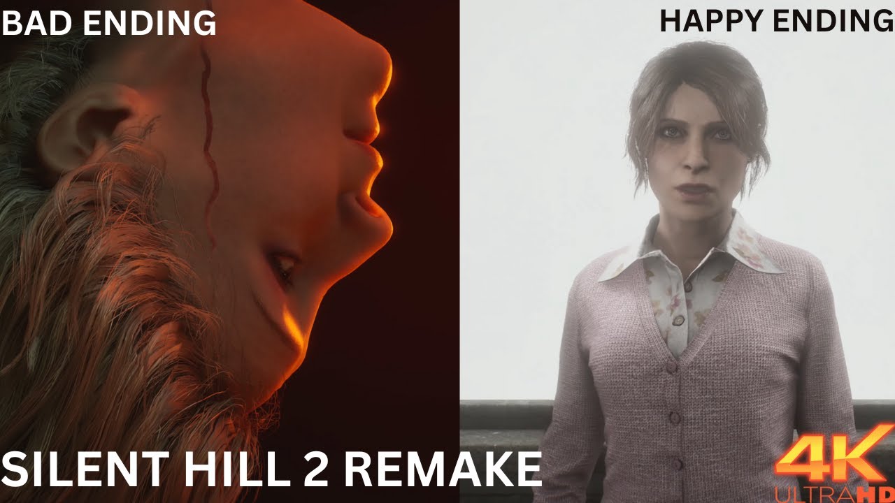Silent Hill 2 Remake - Final Boss Fight Gameplay + Happy Ending ...