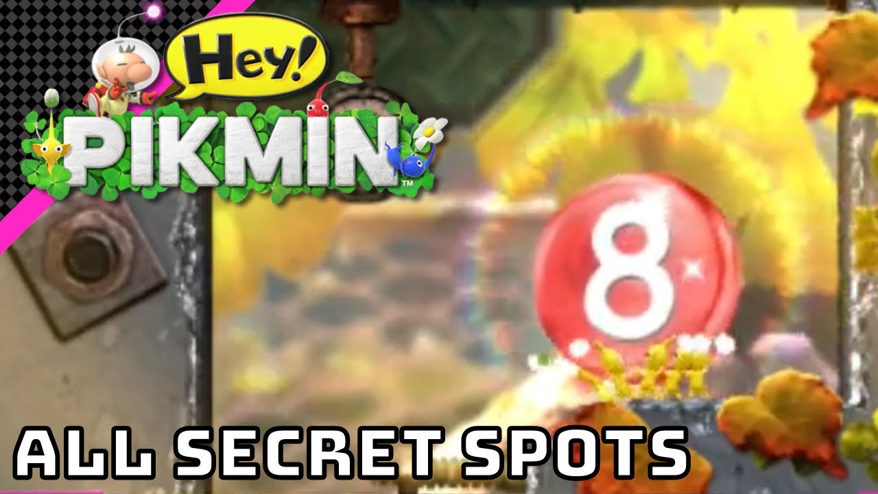All 32 Secret Spots | Hey! Pikmin - YouTube