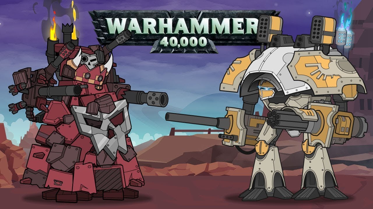 Warlord class Titan VS Ork Gargant "Stompa" - Cartoons about the ...