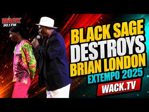 BLACK SAGE DESTROYS  BRIAN LONDON 2025 EXTEMPO & FREESTYLE FINALS