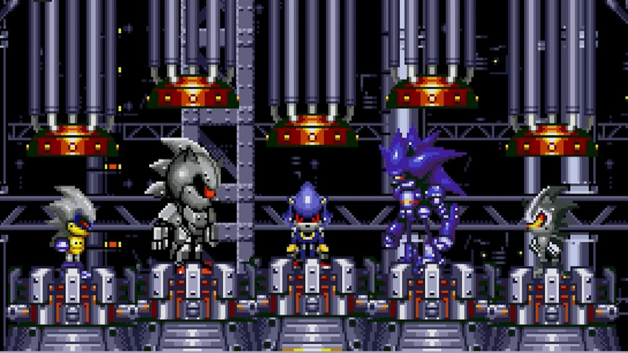 Sonic 3D In 2D (Extra): Metal Sonics Boss Fight v.2 - YouTube