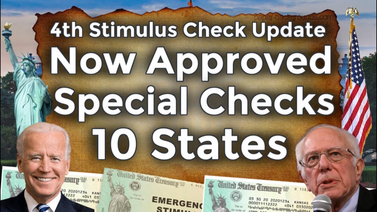 New Approved!! 4th Stimulus Check Inflation Programs For 10 States ...