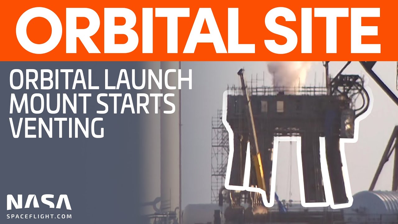 Orbital Launch Mount Venting | SpaceX Boca Chica - YouTube
