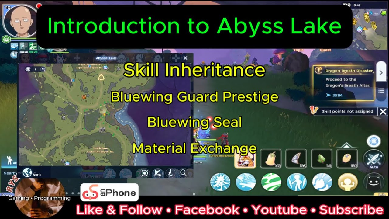 Ragnarok M Classic: Introduction To Abyss Lake (Skill Inheritance, Bluewing, Material Exchange ...