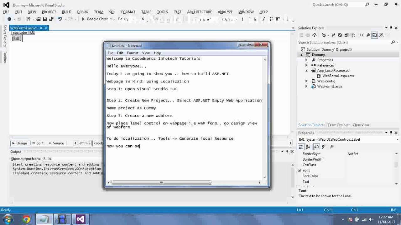 Localization Demo in ASP.NET - YouTube