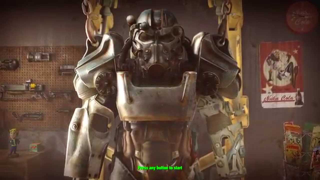 Fallout 4 Title Screen (PC, PS4, Xbox One) - YouTube