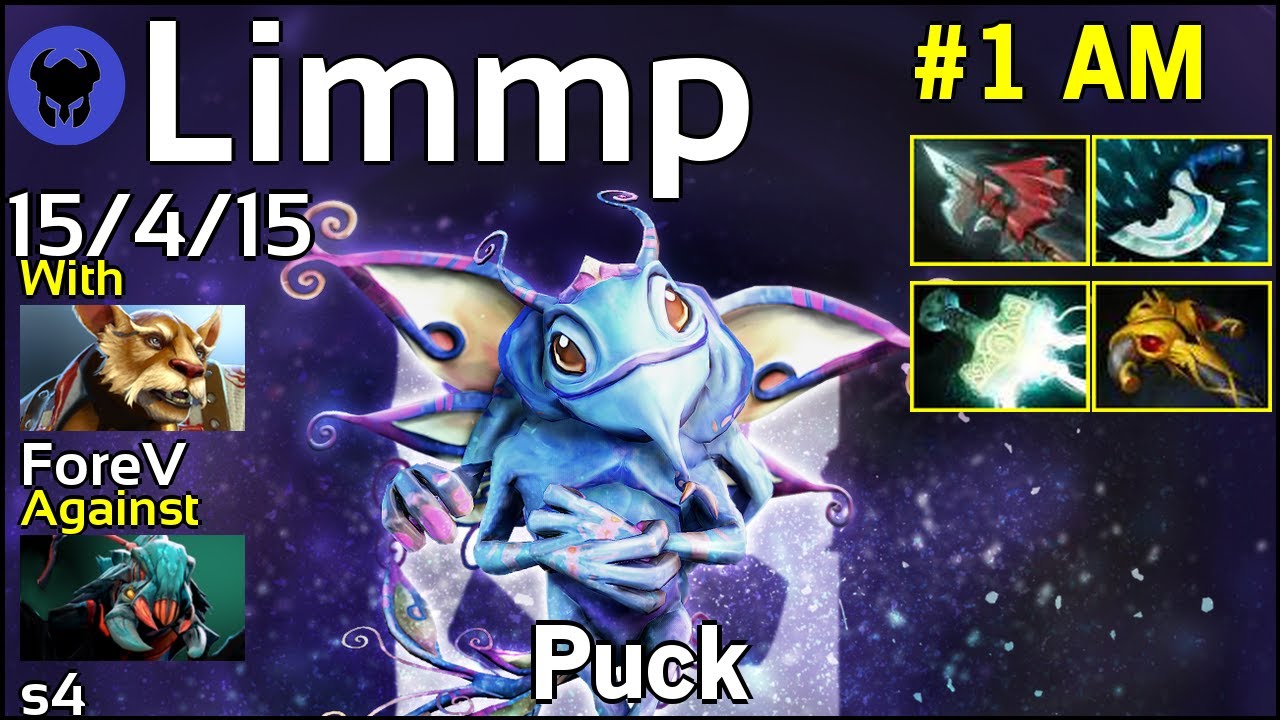 Limmp [coL] plays Puck!!! Dota 2 7.20 - YouTube