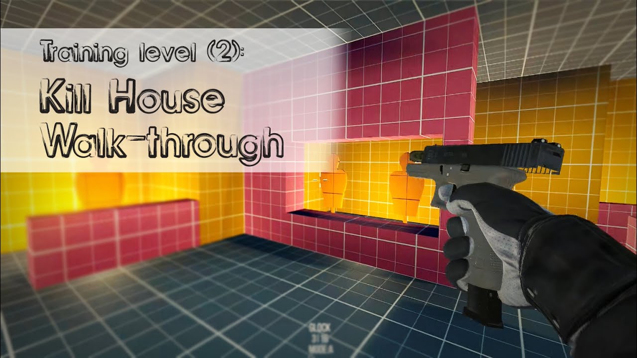 Training level (2): «Kill house» walkthrough (Unity) - YouTube