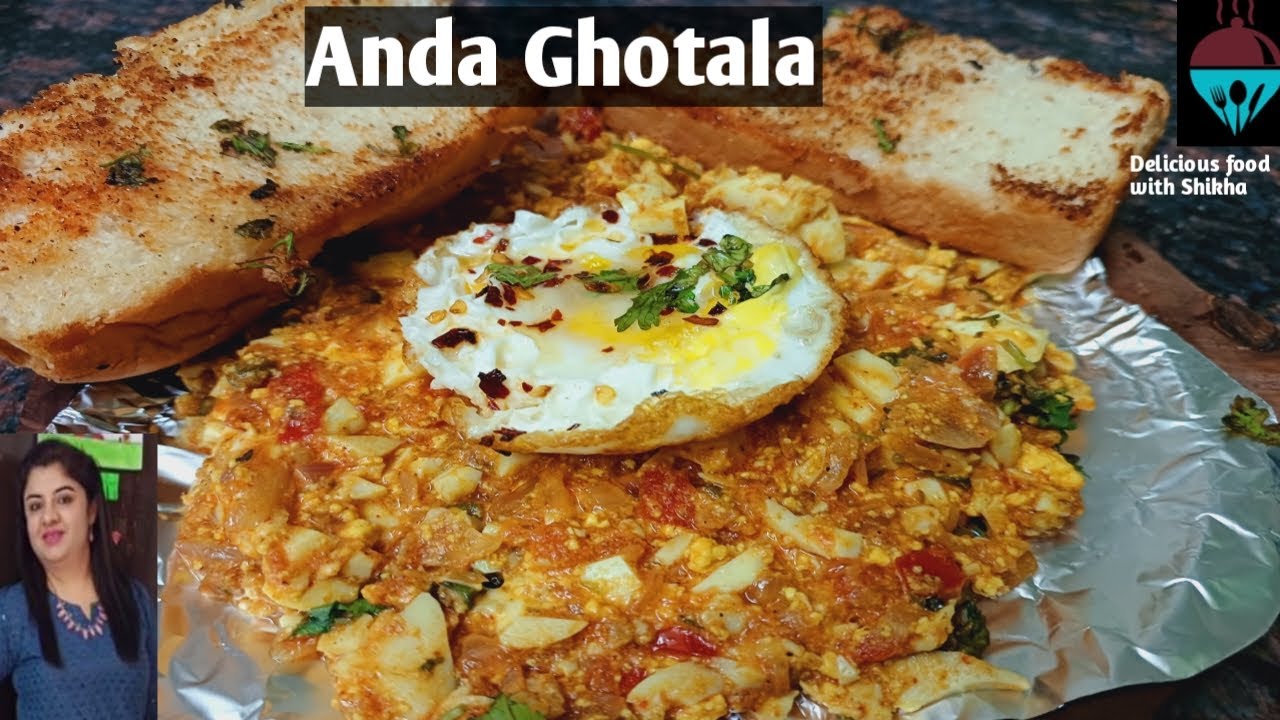 Anda ghotala- Egg recipe- street food recipe-egg keema ghotala ...