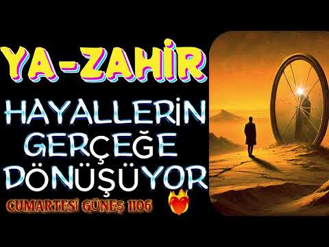 YA ZAHİR HAYALLERİN GERÇEĞE DÖNÜŞÜYOR.