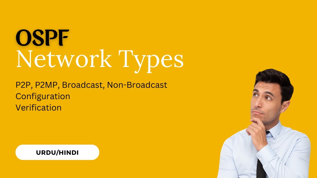 OSPF Network Types | P2P, P2MP, Broadcast, NBMA | Urdu/Hindi - YouTube