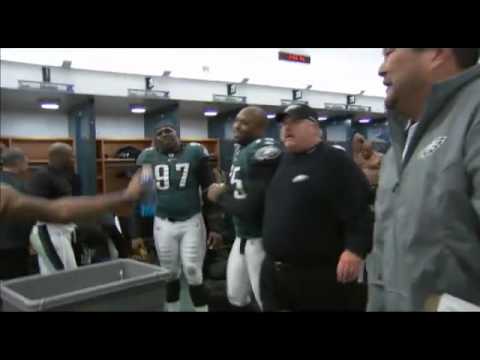 Eagles Locker Room After Colts