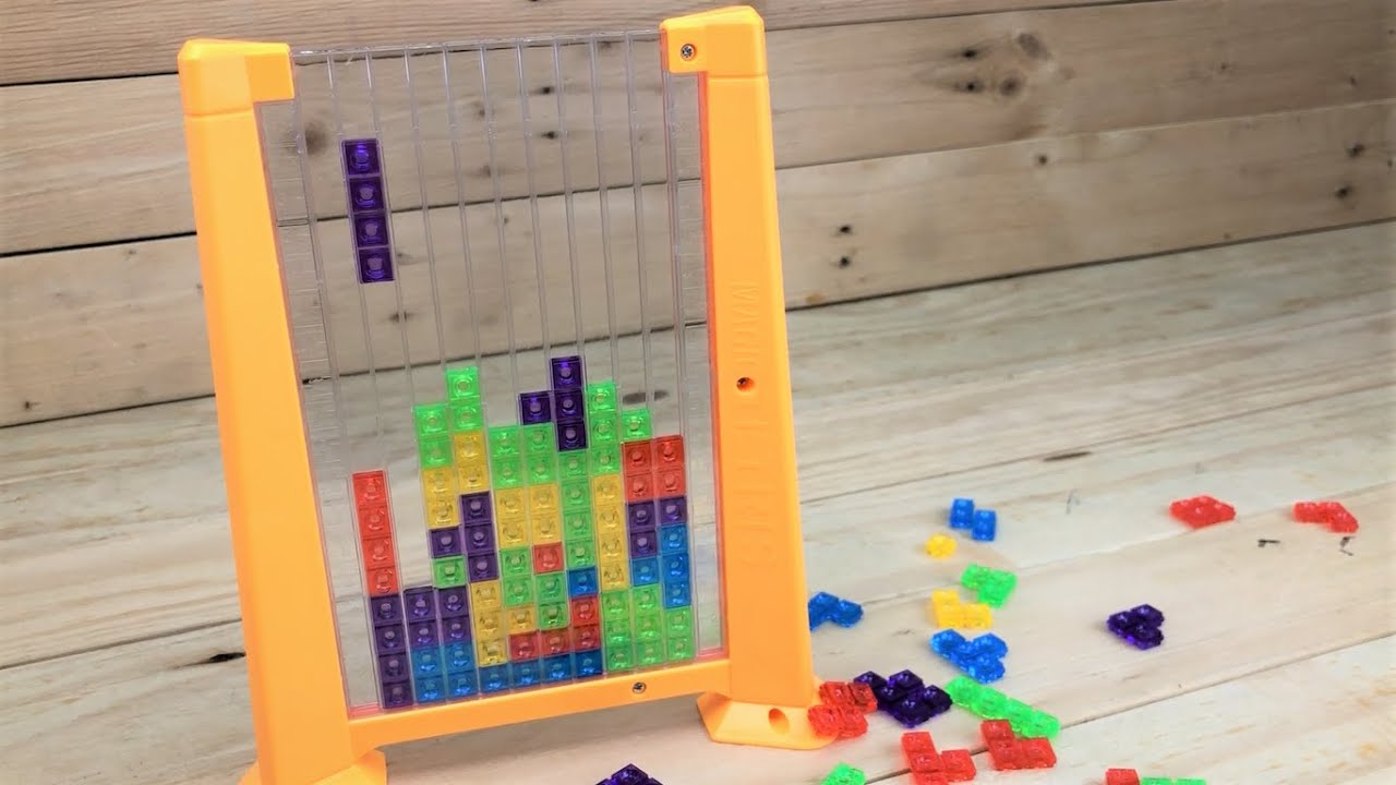 Playing Legendary Tetris Game IRL | ASMR Relax Your Eyes n Ears - YouTube