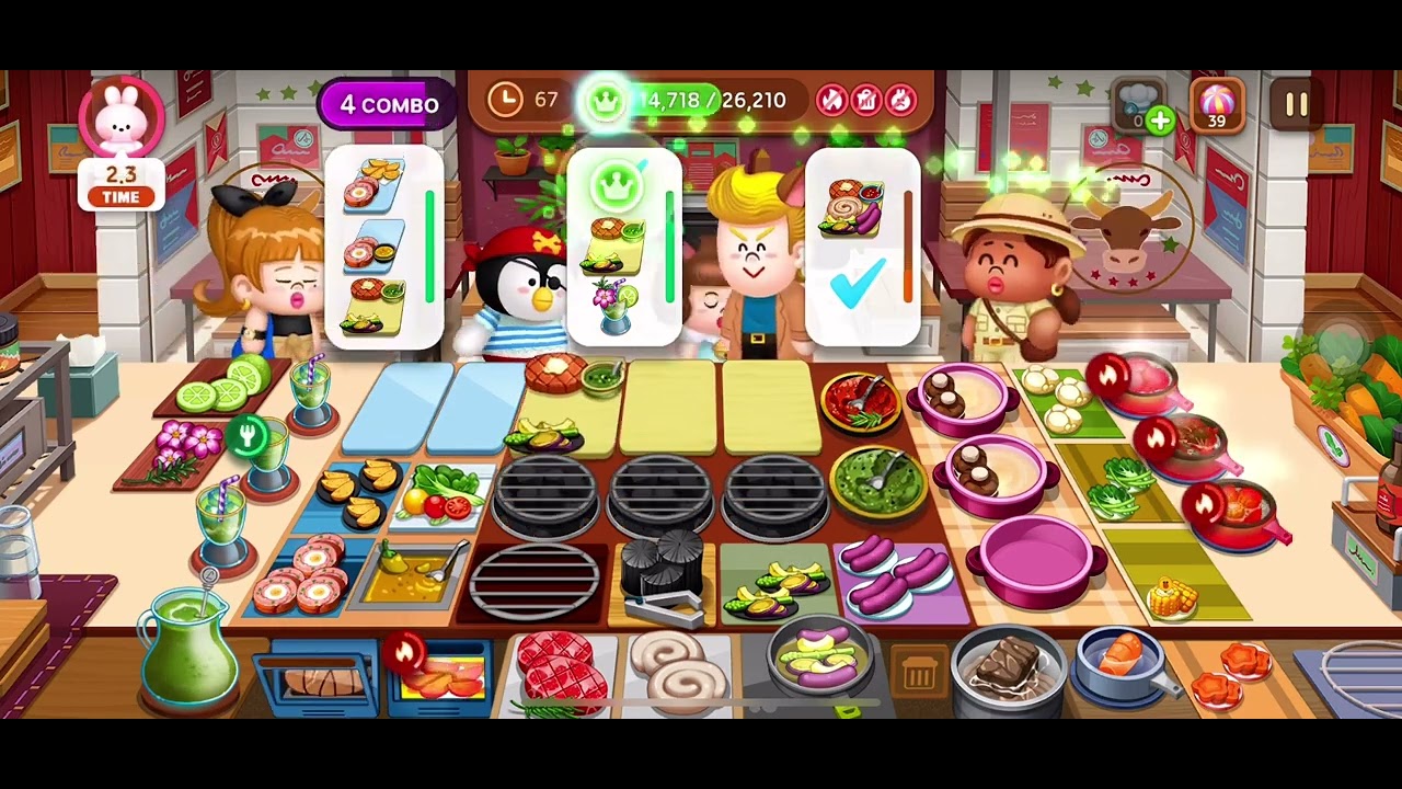 LINE CHEF Dining Samba Kitchen Stage 33-2 - YouTube