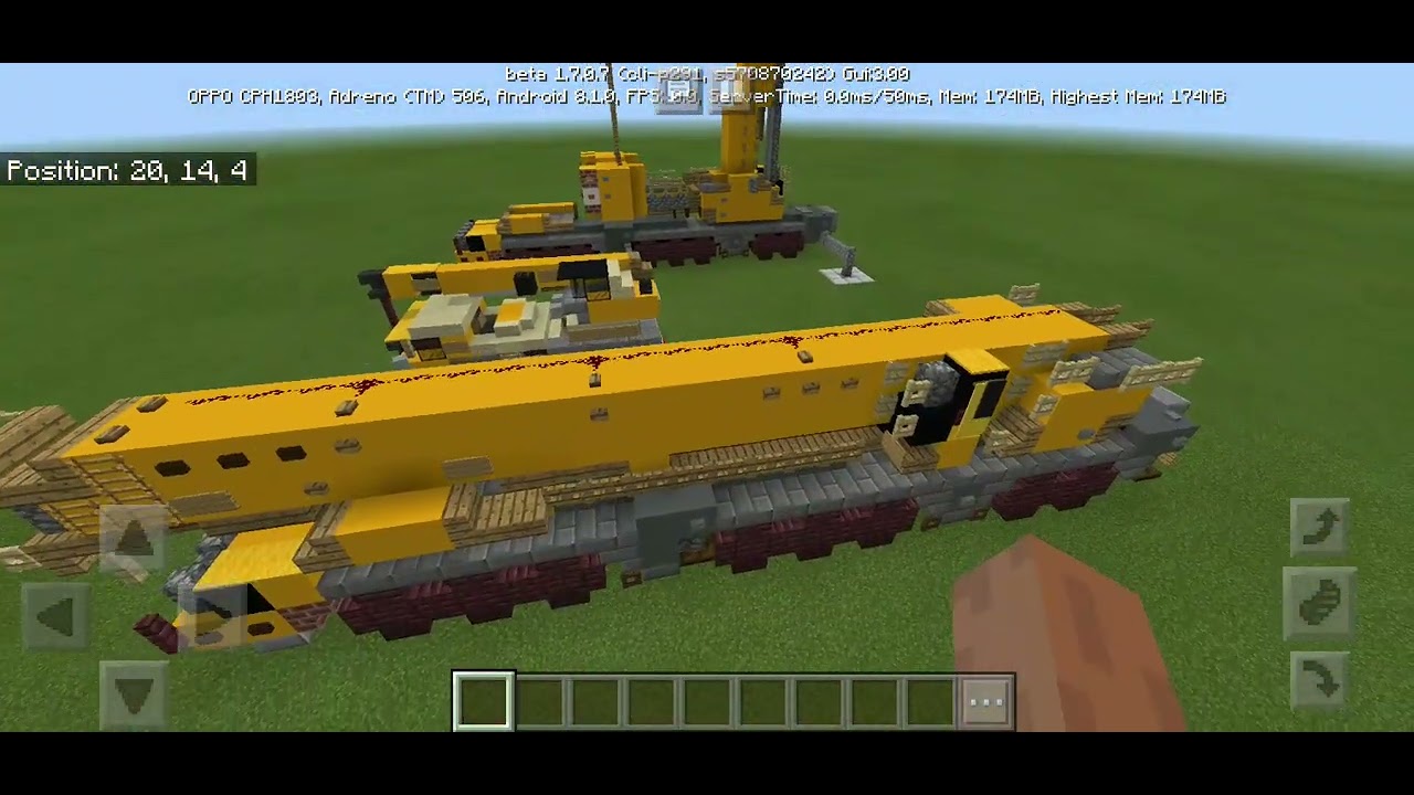 Minecraft Liebherr LTM 1450-8.1 Mobile Crane Showcase! - YouTube