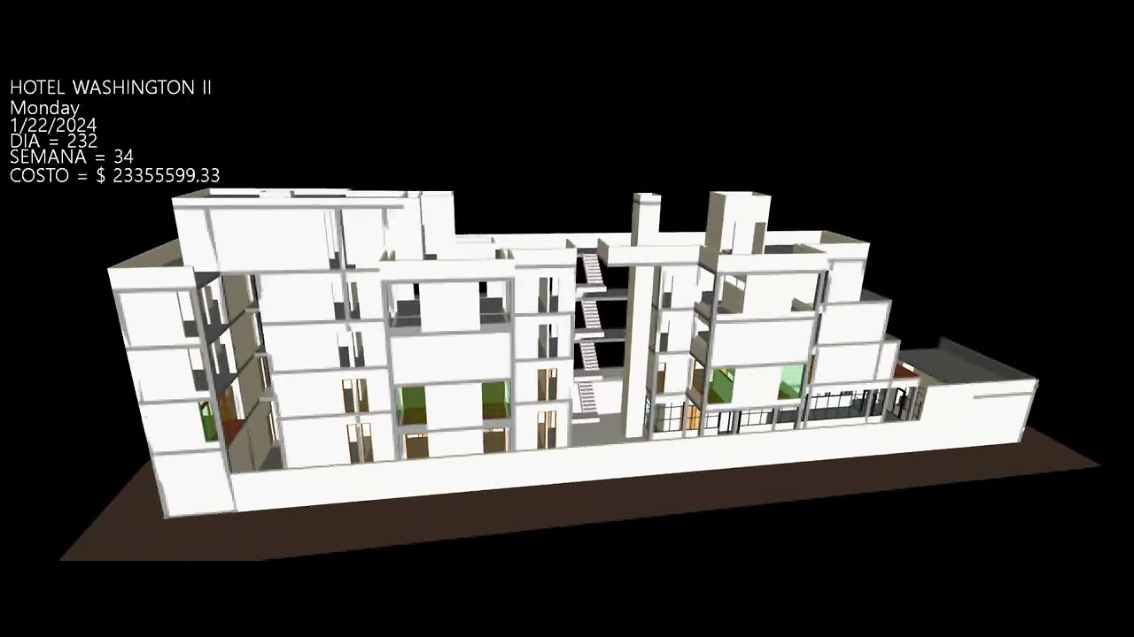 HOTEL WASHINGTON II FASES CONSTRUCTIVAS NAVIS - YouTube