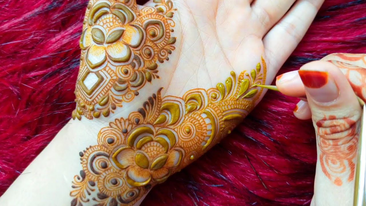 Dubai Style Henna Design || Meher's Henna - YouTube