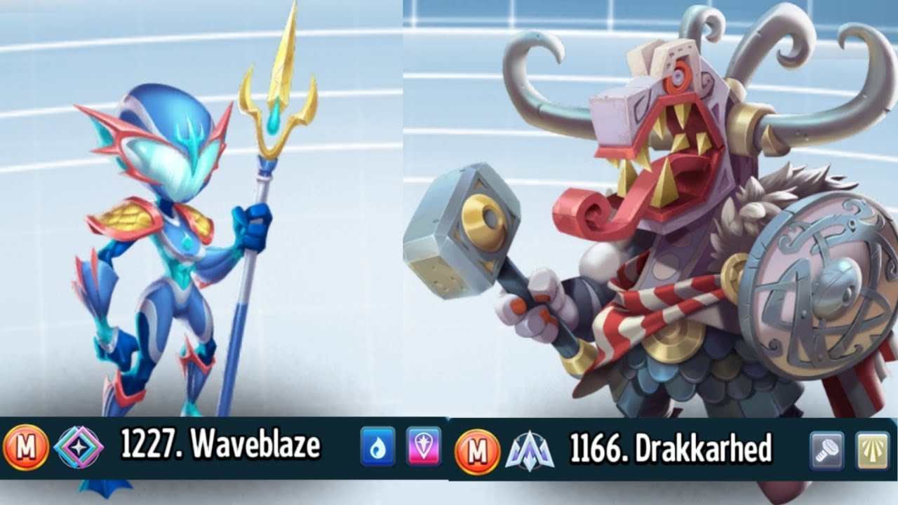 Monster Legends - Hatching Mythic Monsters Waveblaze And Drakkarhed - YouTube