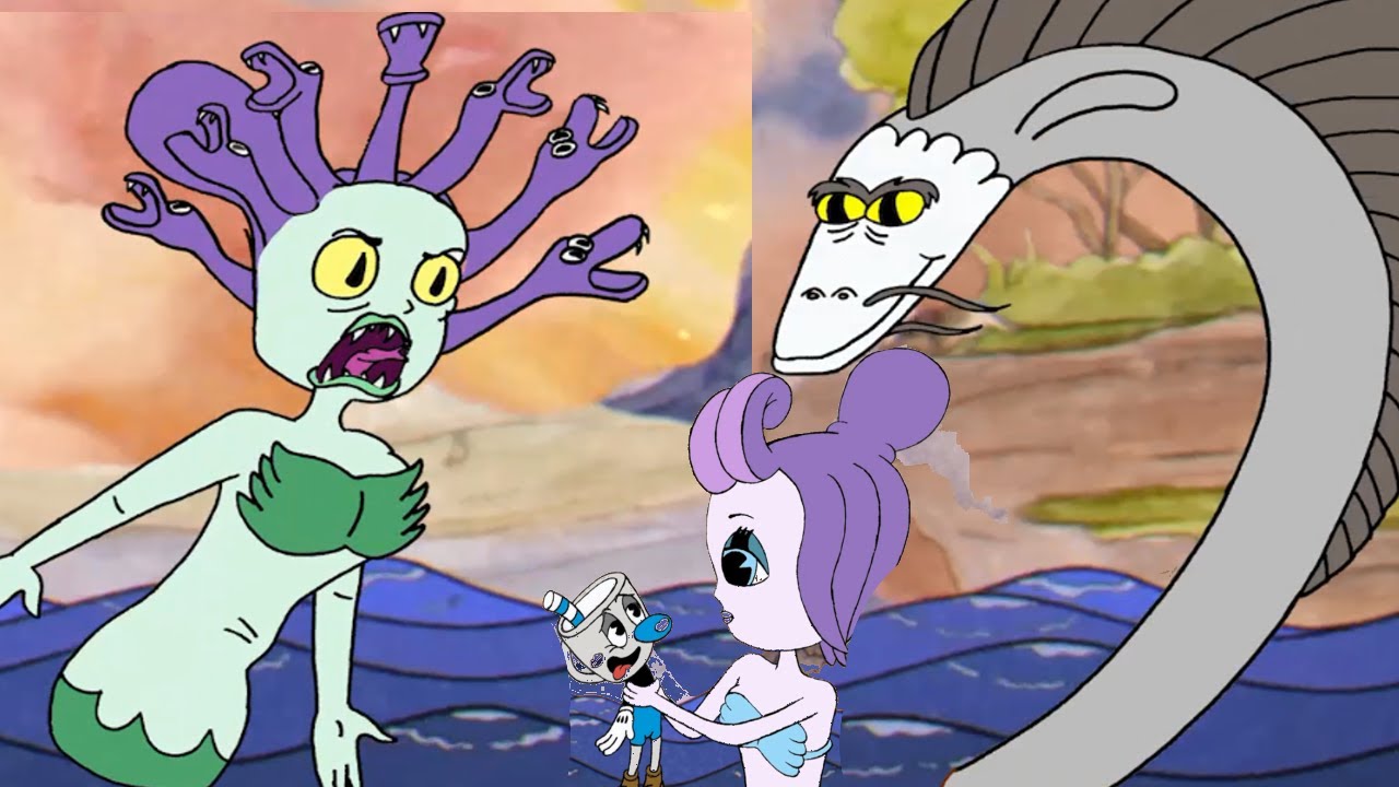 One More Kiss Mugman And Cala Maria Love Story Cuphead Cartoon - YouTube