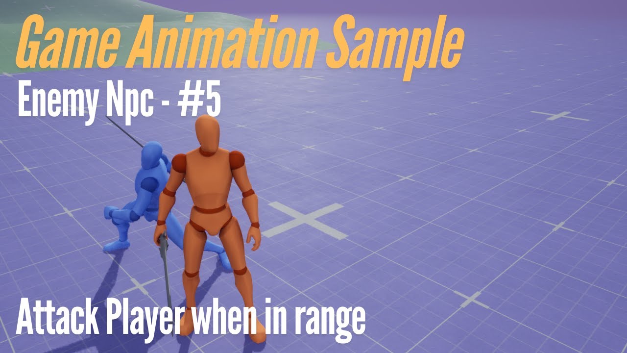 UE5 - Game Animation Sample #32 - Npc Attack Player - YouTube