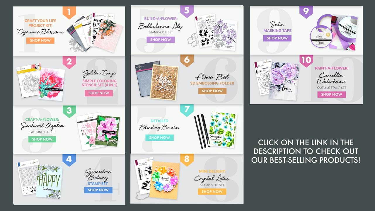 Keeping Up with the Top 10 Paper Crafting Products This Month - YouTube