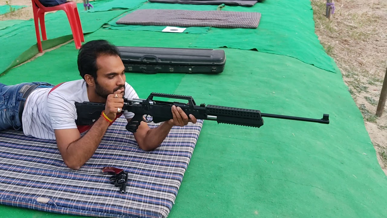 Rifle Shooting On Target. 315 bore - YouTube