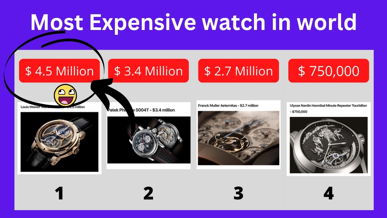 Comparison: 6 Most Expensive Luxury Watch Brands | Top Most Expensive ...