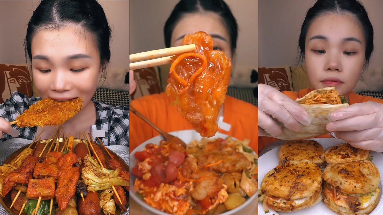 Asmr 1 Mukbanger Chinese Eating Show Spuasmr3843 Yummy Food Asmreating Eating Mukbang