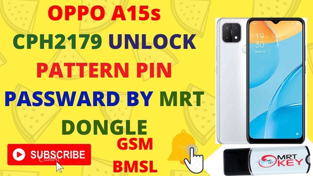 Oppo A15s A15 CPH2179 And CPH2185 Oppo Screen Lock Remove Passcode Pin ...