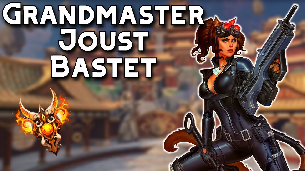 SMITE GRANDMASTER RANKED JOUST BASTET OP - YouTube