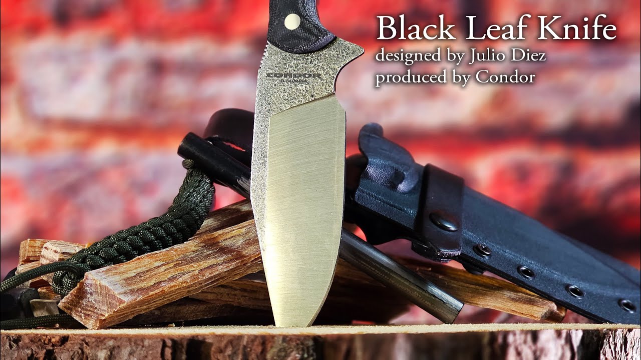 A GOLDEN SHOW PICK-UP | BLACK LEAF KNIFE BY JULIO DIEZ #knifereview ...